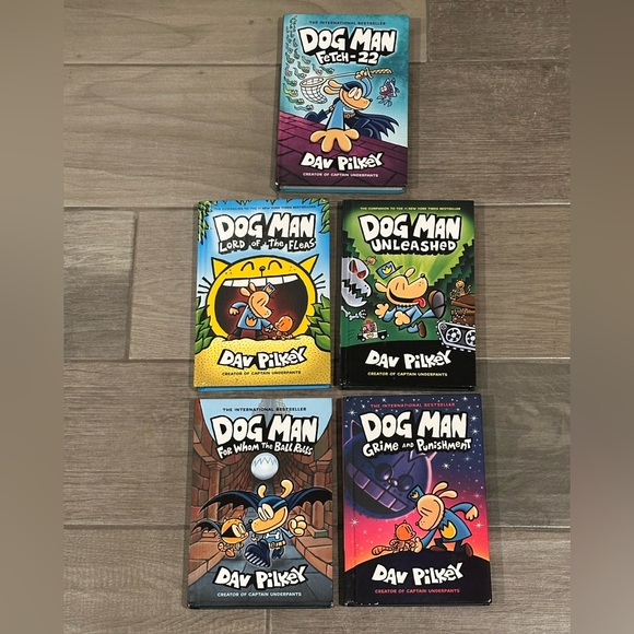 Dav Pilkey | Toys | Dog Man Books Set Of 5 By Dav Pilkey | Poshmark